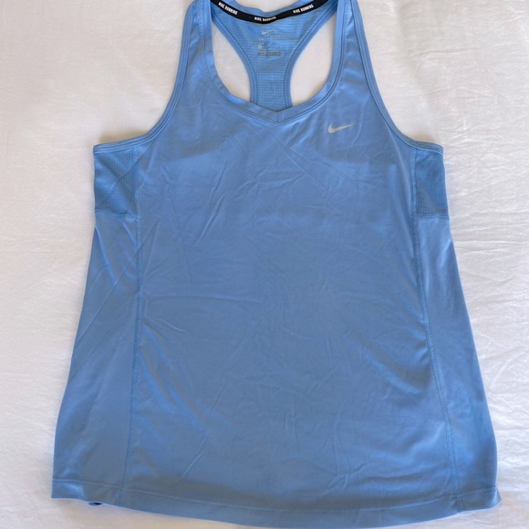 Nike | Tops | Nike Running Drifit Workout Tank Light Blue | Poshmark